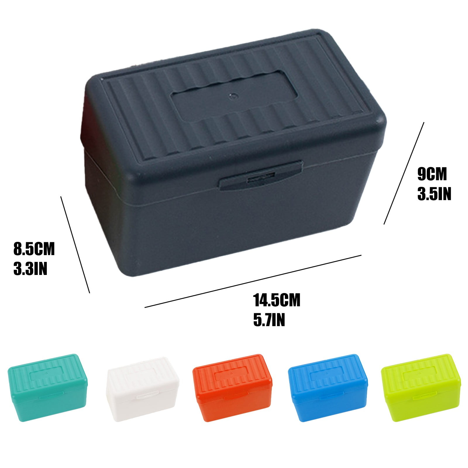 Office Stationery, Hilingoto Card Box Index Card Paper Plastic Storage ...