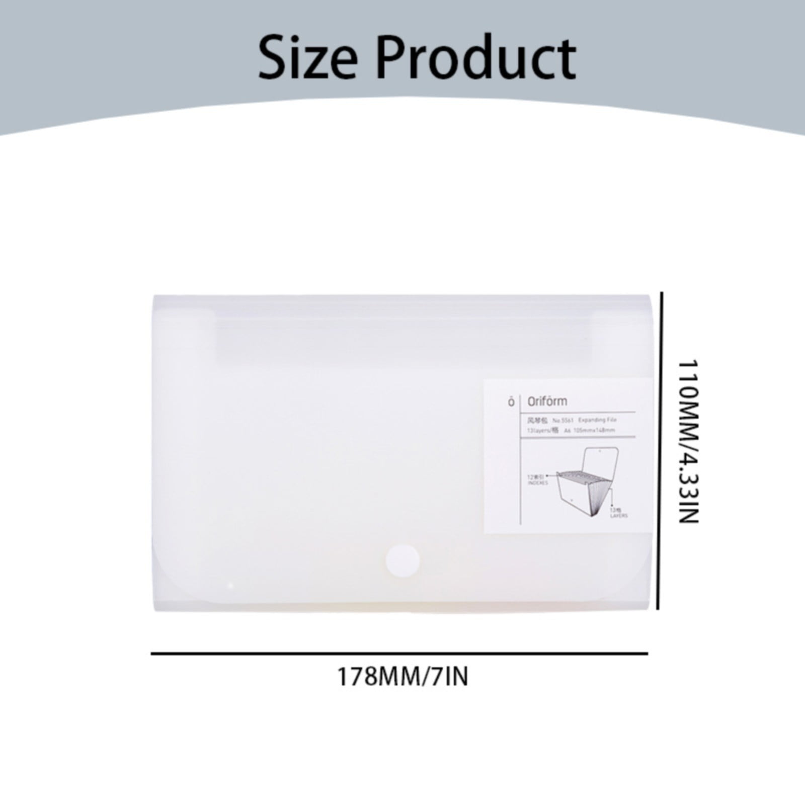 Office Stationery, Hilingoto Expanding File Folder Subdivision ...