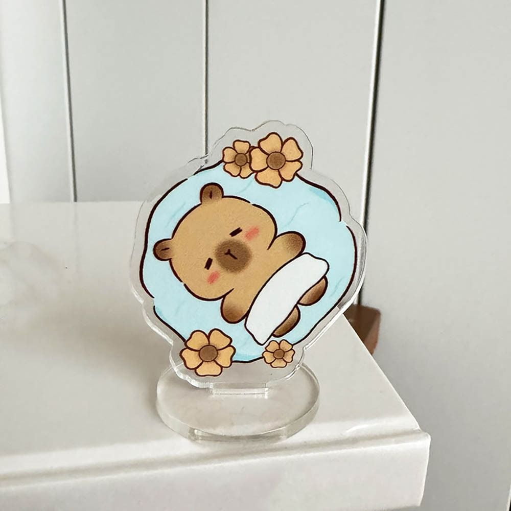 Office Stationery Inspirational Learning Capybara Acrylic Note Holder ...