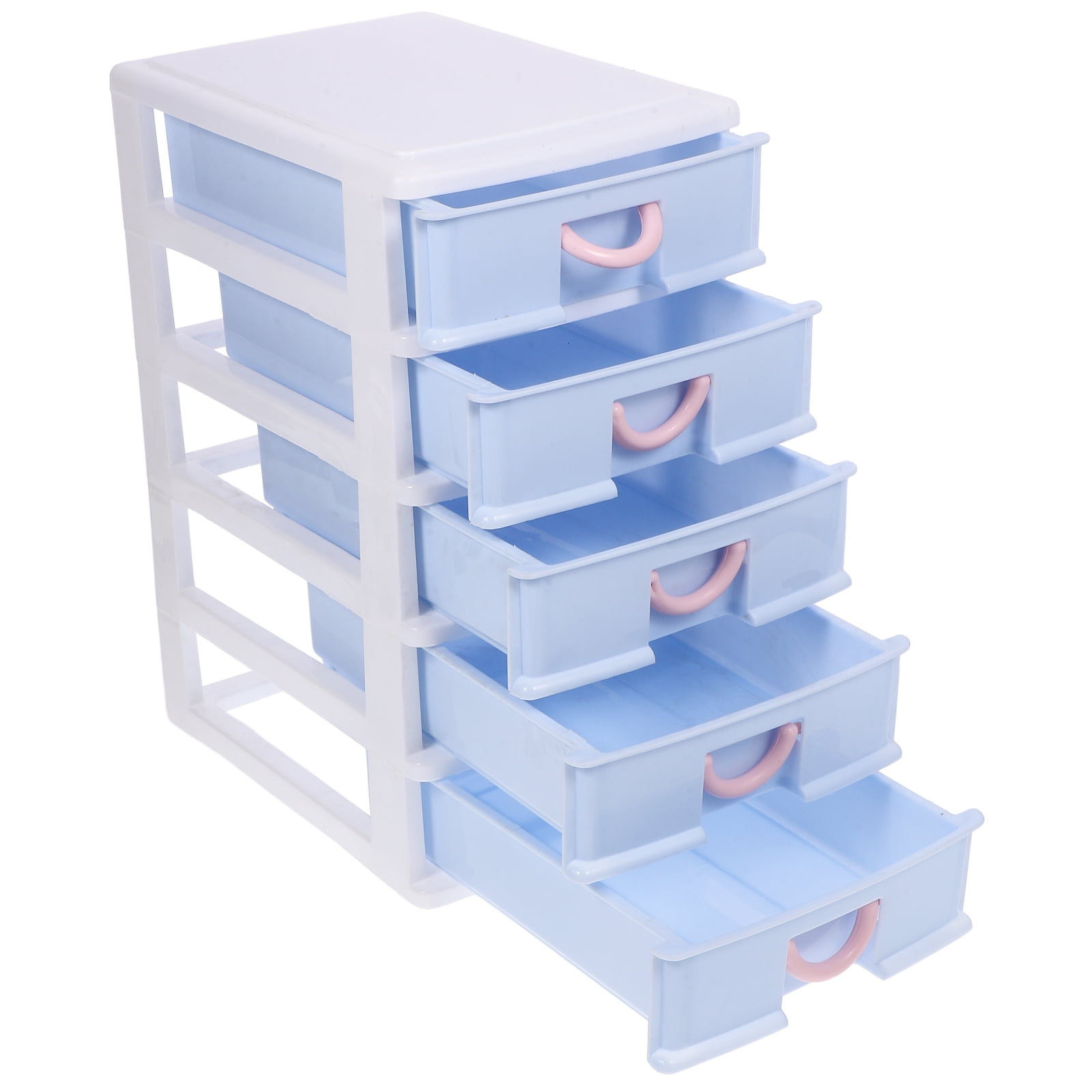 Office Storage Cabinet Drawers Plastic Desk Organizer Multi-function ...