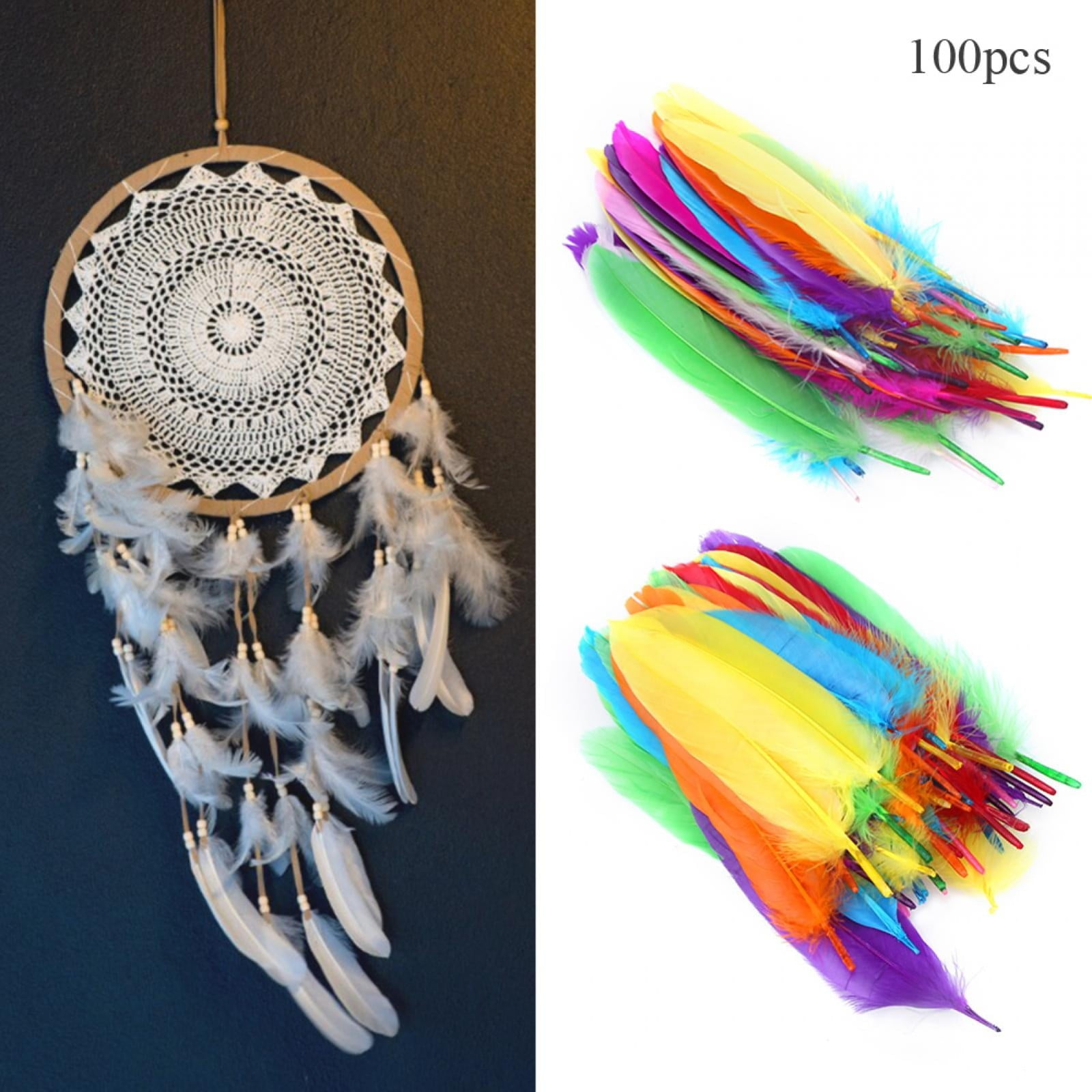 Blue Feathers, Feathers Crafts for Kids, Kindergarten Supplies 100Pcs ...