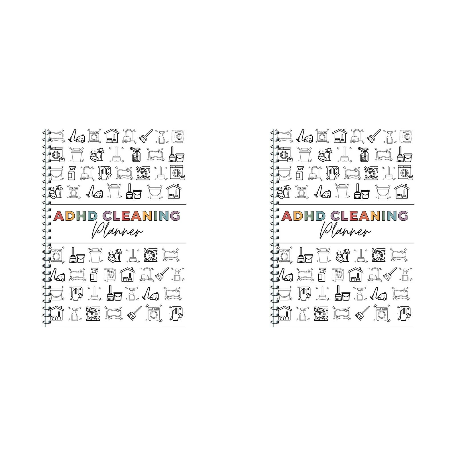 Office Supplies,2pcs Cleaning Checklist: Daily Weekly And Monthly ...