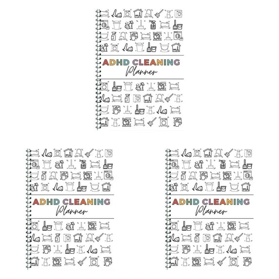 Office Supplies,3PCS Cleaning Checklist: Daily Weekly And Monthly ...