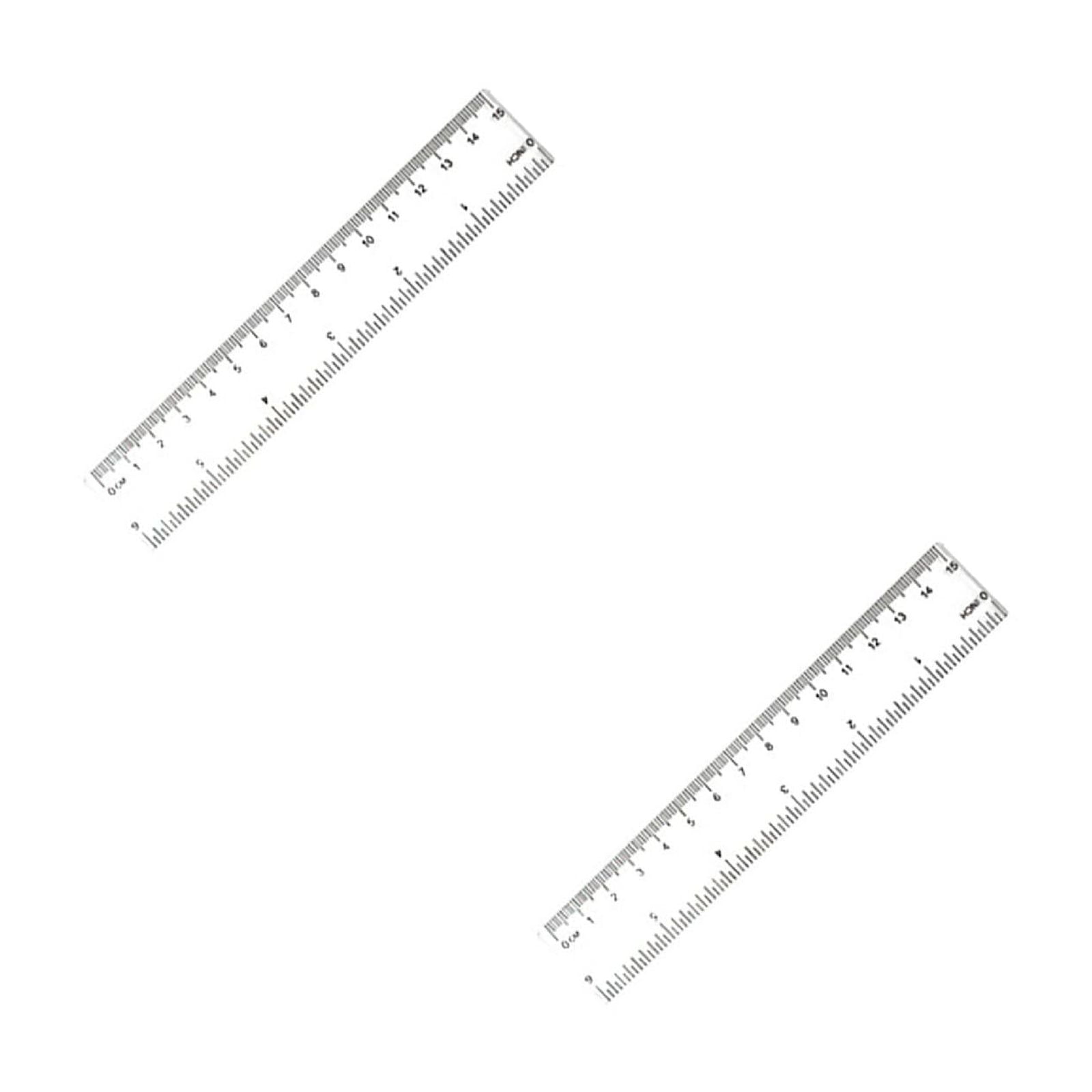 Office Supplies Centimeter Inch Scale Ruler. Plastic Ruler Small Ruler ...