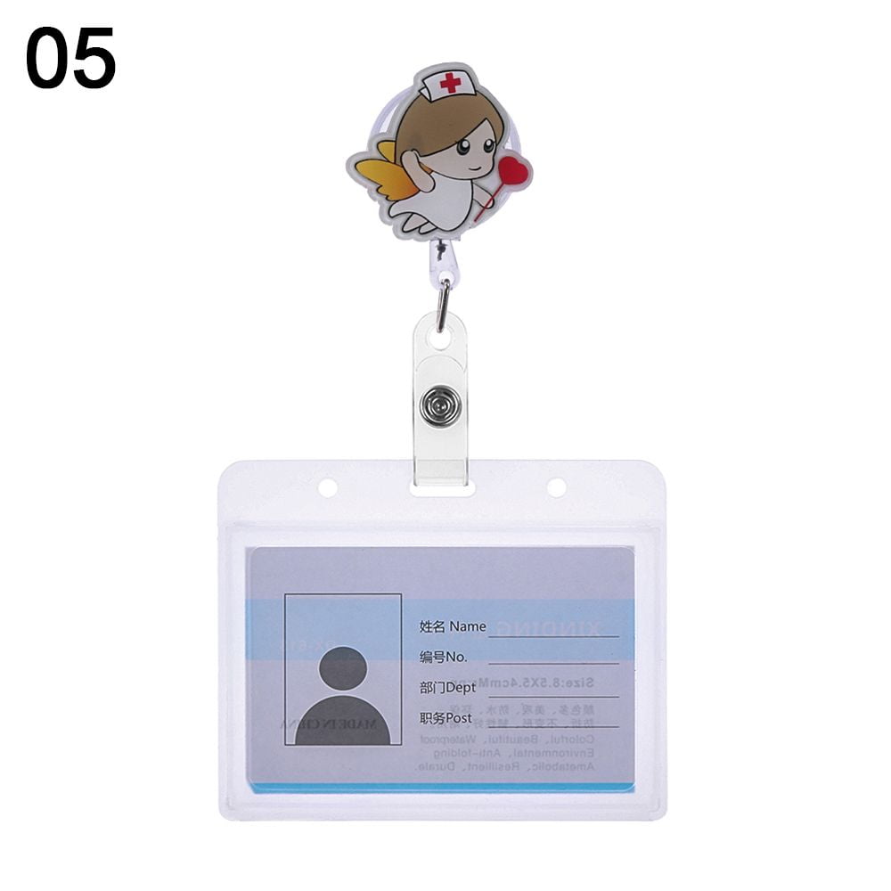 Office Supplies Metal Clip Nurse Doctor Name Tags Badge Holders with ...