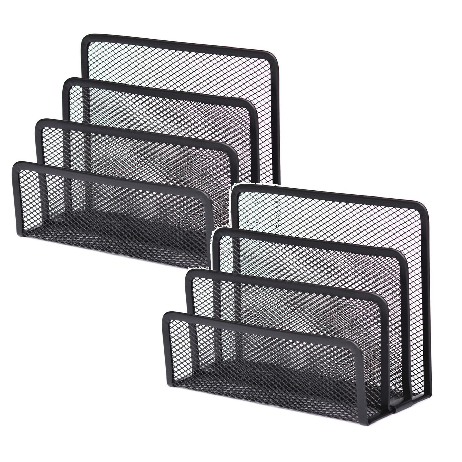 Office Supplies with Black Drawer Desk 6 Mesh The Organizer ...