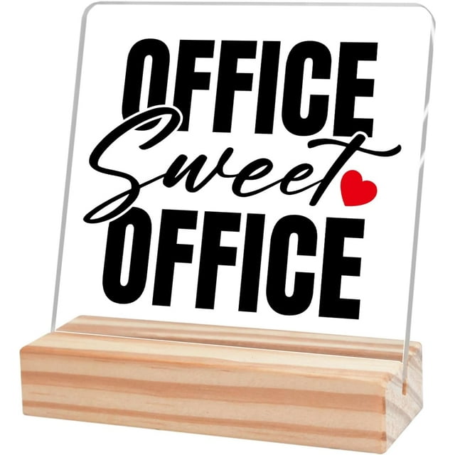 Office Sweet Office Sign Desk Decor,Coworker Gift For Women Men,Cute ...