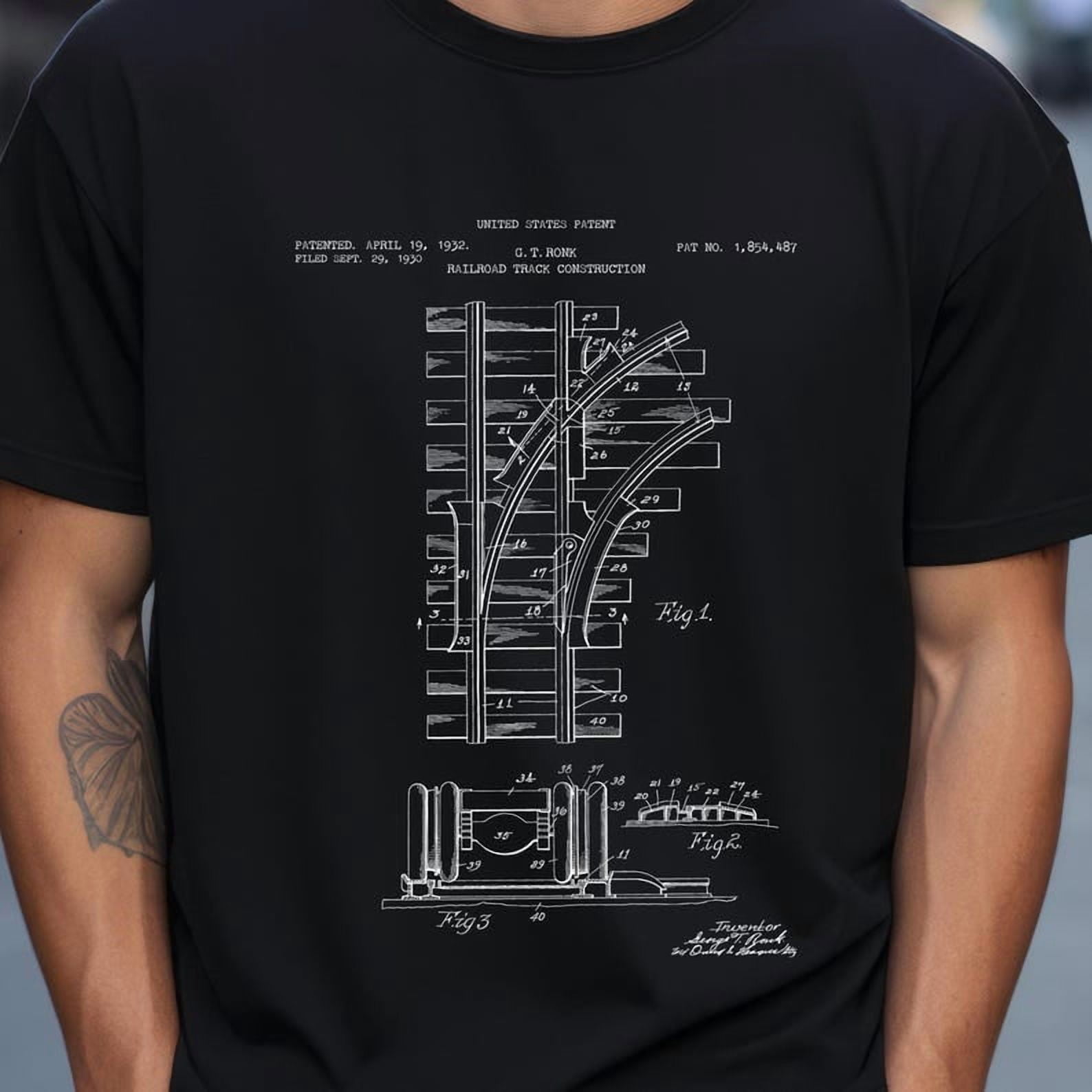 Office. T-shirt gift railroad, rail, railway, construction,civil ...