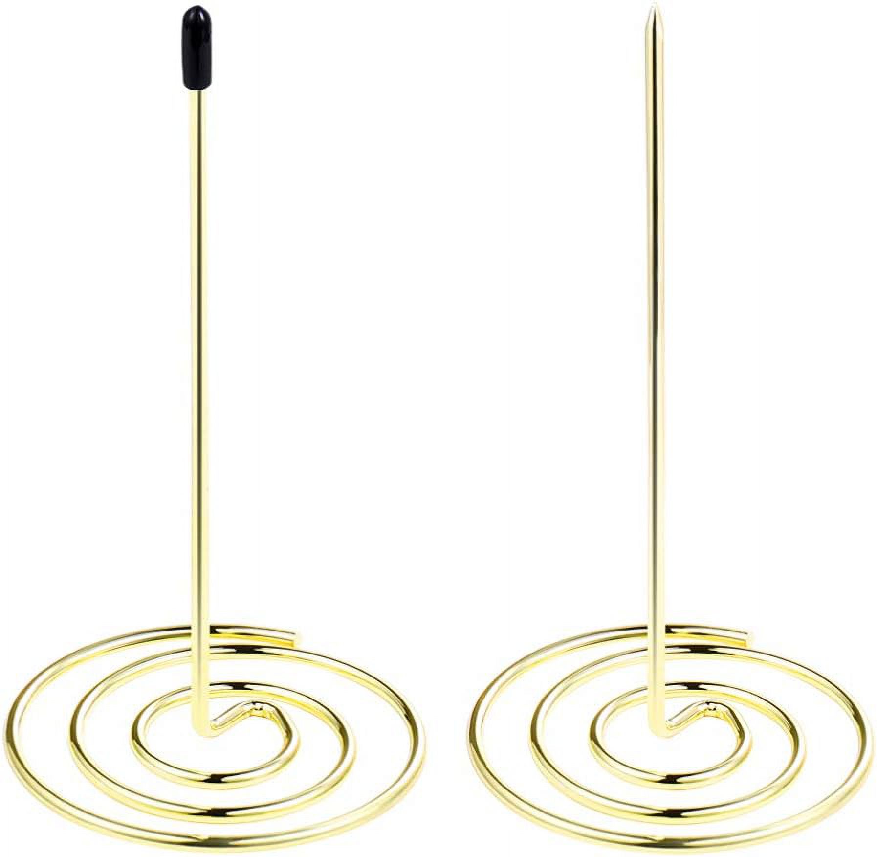 Office Table Place Holder Bill Forks, 2pcs Straight Rod Paper Memo ...