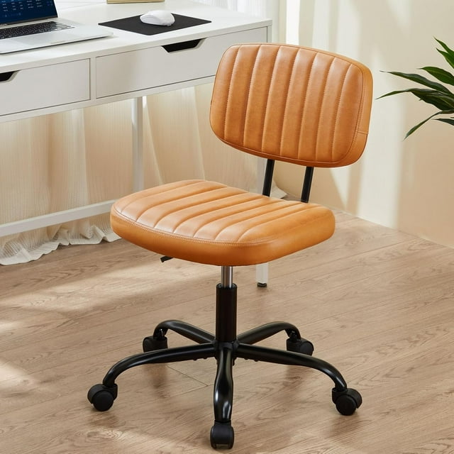 Office Task Chair, Cute Rolling Vanity Swivel Desk Chairs with Wheels ...