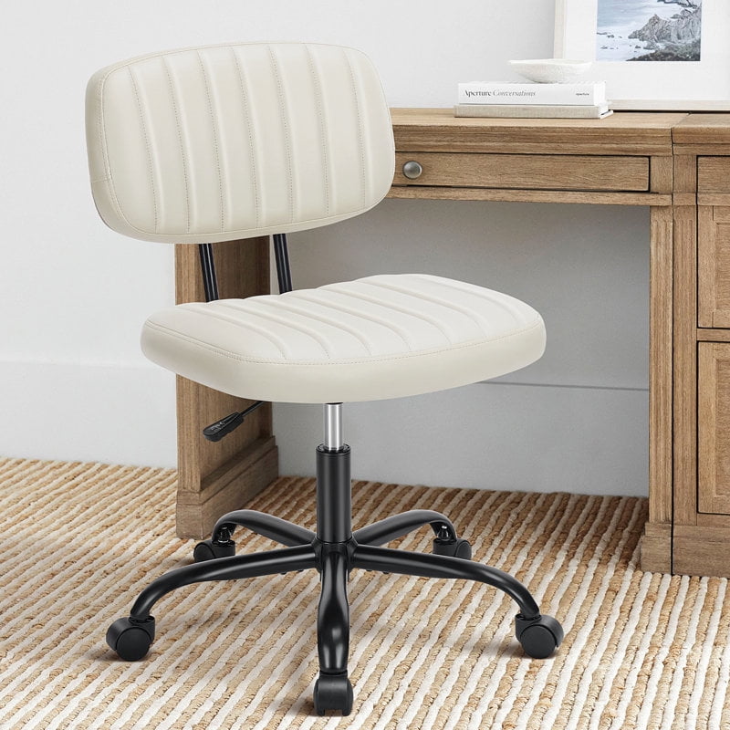 Office Task Chair, Cute Rolling Vanity Swivel Desk Chairs with Wheels ...