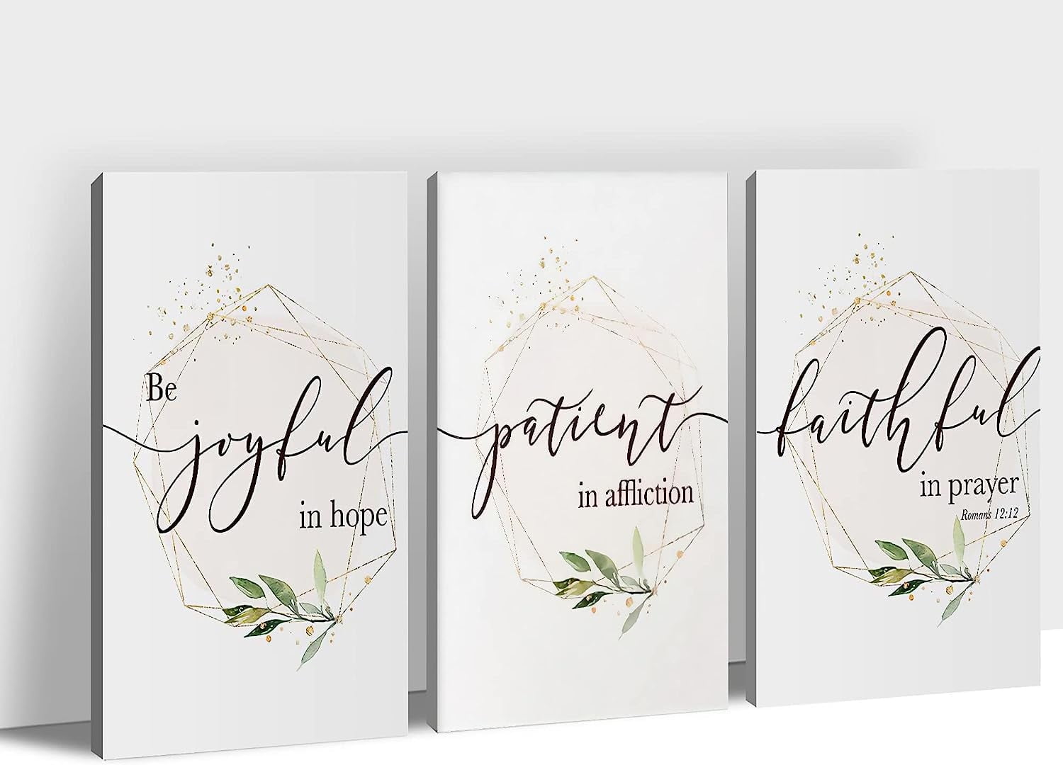 Office Wall Art-3 Panel Motivational Wall Art, Inspirational Quotes ...