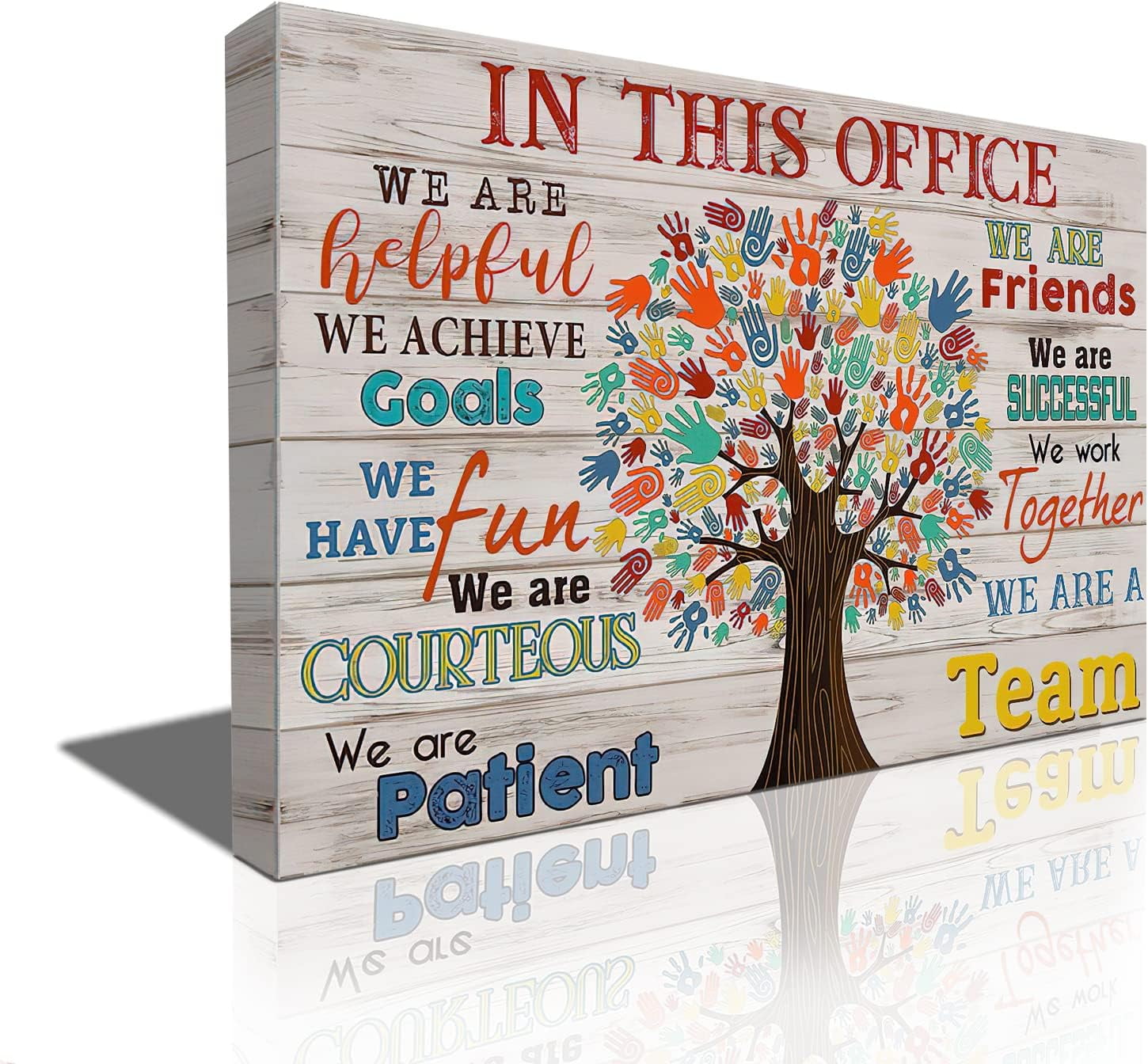 Office Wall Art Inspirational Quotes Office Wall Decor, We Are Friend ...