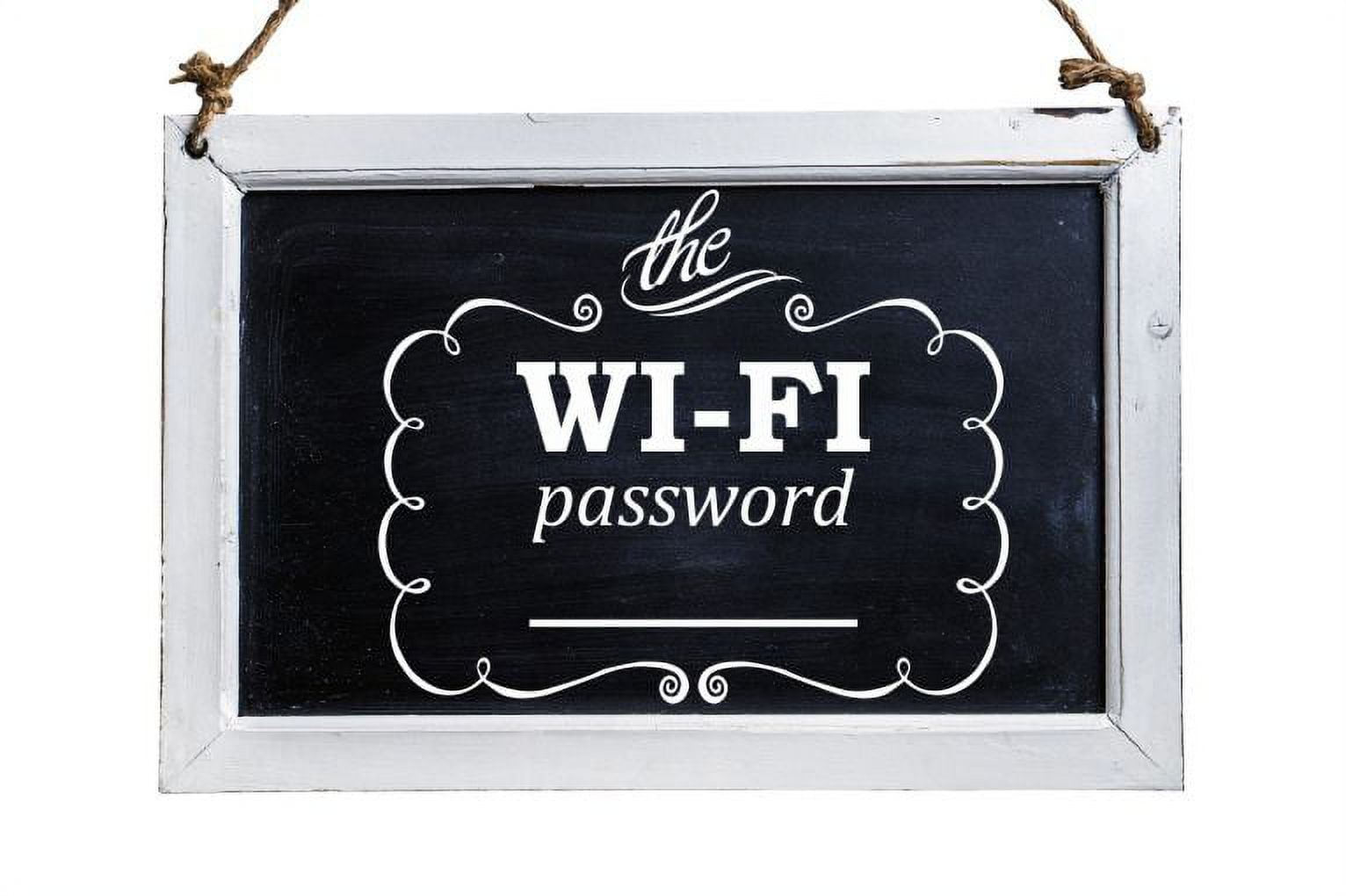 Office Wall Decal Wifi Password Vinyl Lettering Hotel Sign Art Sticker ...