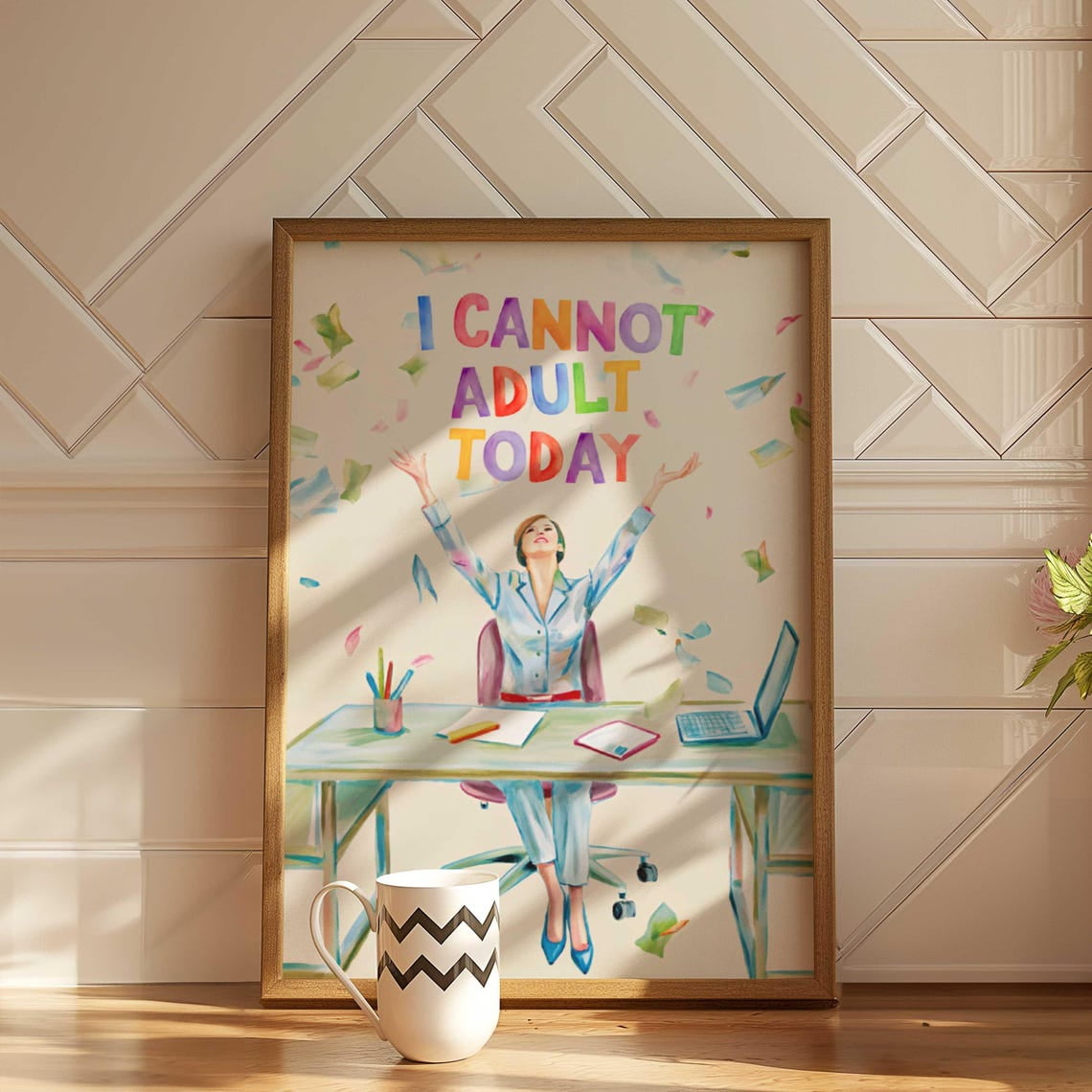 Office Wall Decor Office Posters Cubicle Decor Work From Home Wall Art ...