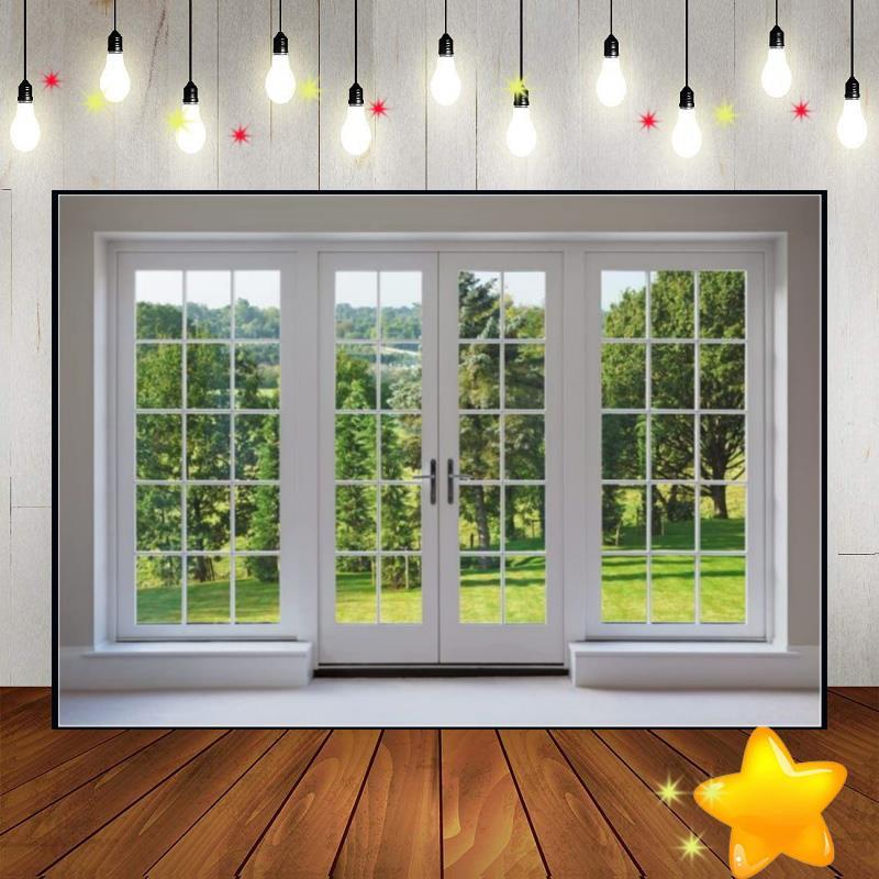 Office Window Video Conference Studio Background Photo Banner Baby ...