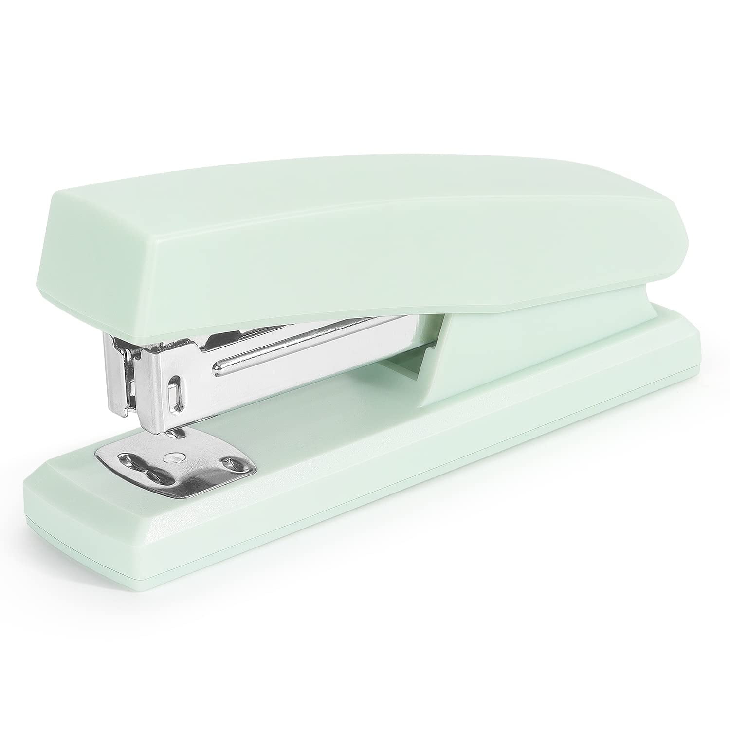 Office desk stapler, small stapler holds 80 staples, durable all metal ...