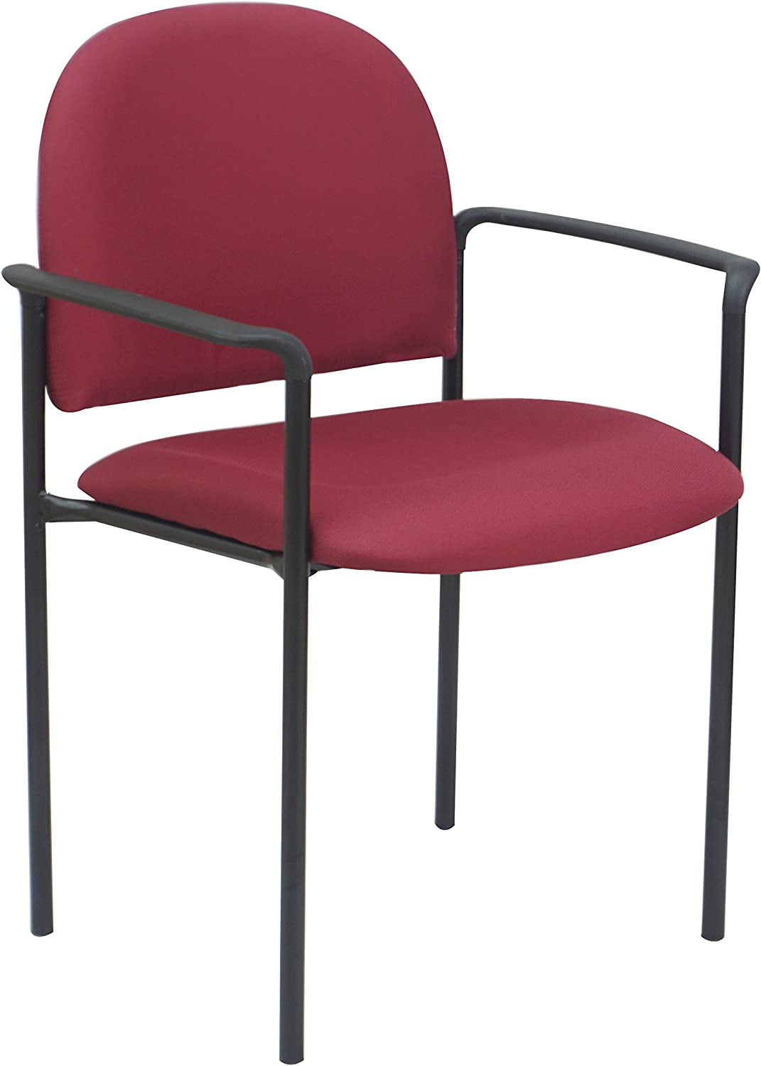 OfficeFactor Stacking gest Chair, febric Upholstered Waiting Room Chair ...
