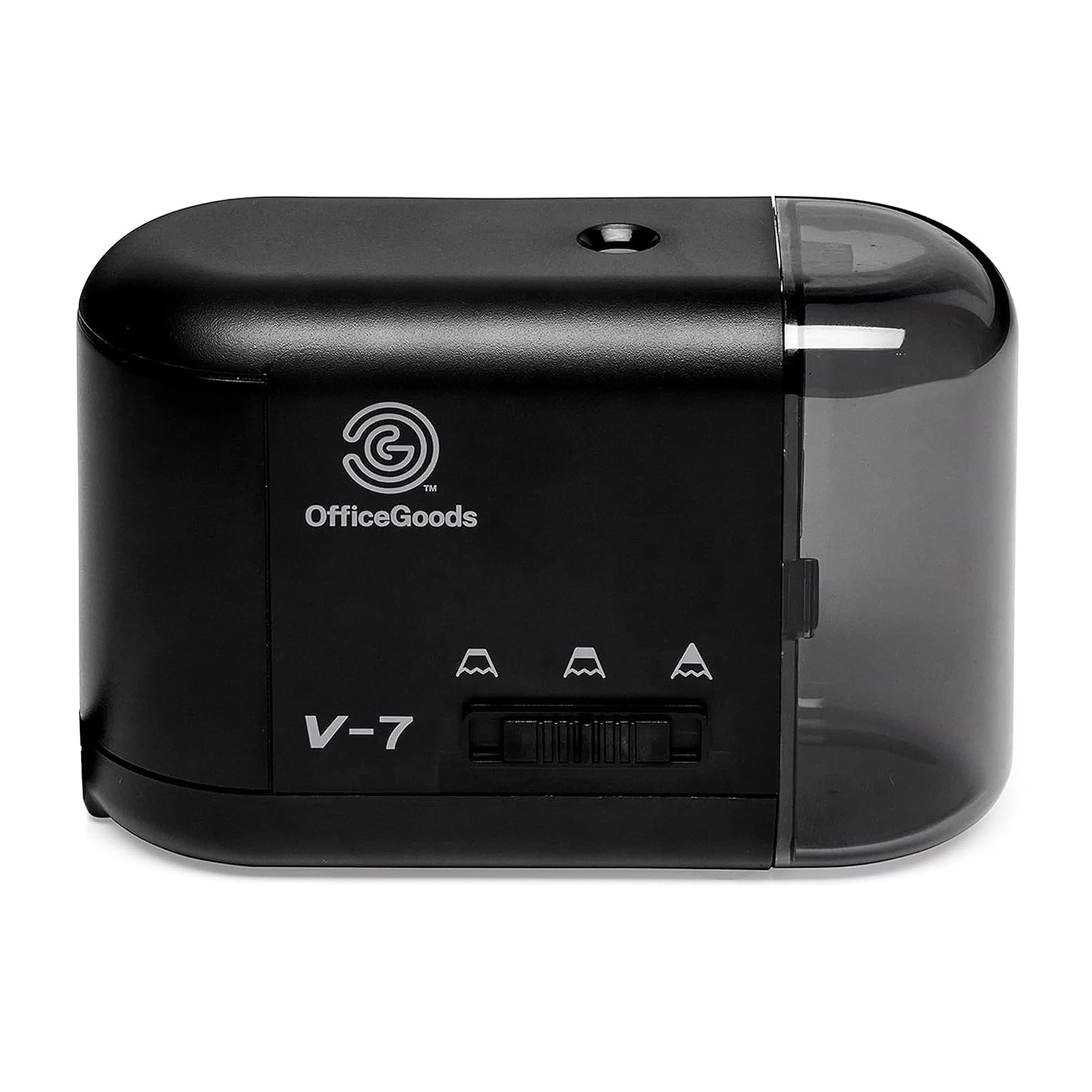 OfficeGoods Electric Pencil Sharpener Battery or Cord Powered Sharpener ...
