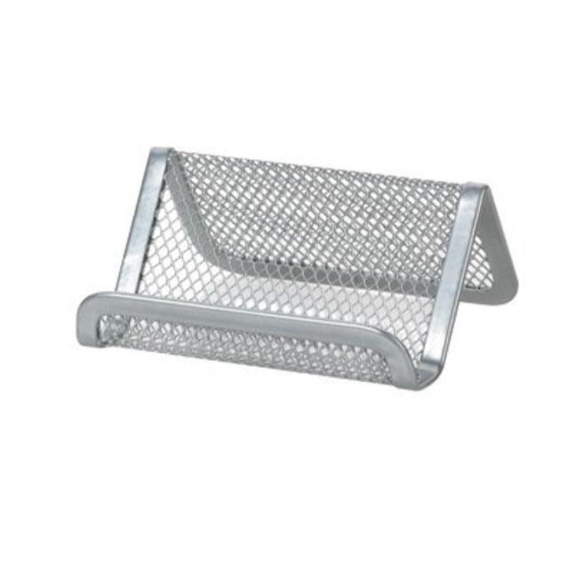 OfficeMax Mesh Business Card Holder, Silver - Walmart.com