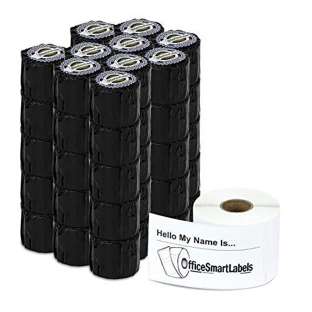 OfficeSmartLabels 2-1/4 x 4 inch Visitor Name Tag Badge Labels, Badge w ...