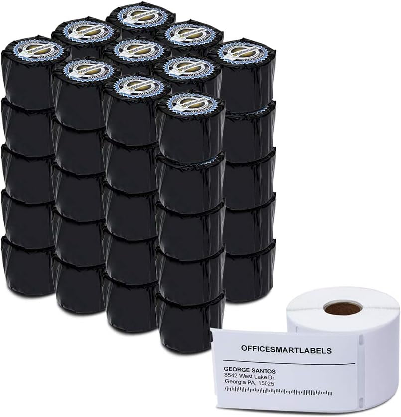 OfficeSmartLabels 2-5/16 x 4 inch Shipping Labels, Compatible with ...