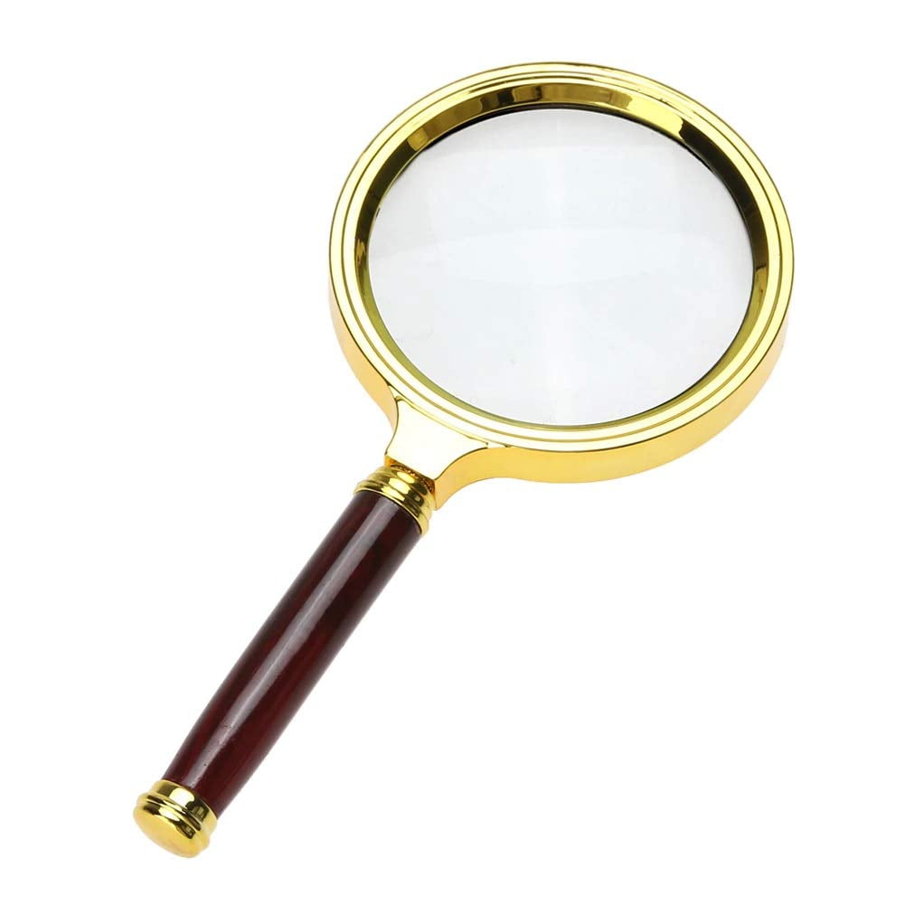 OfficeZen 10X Handheld Magnifier, Reading Magnifier Loupe Glasses 10X ...