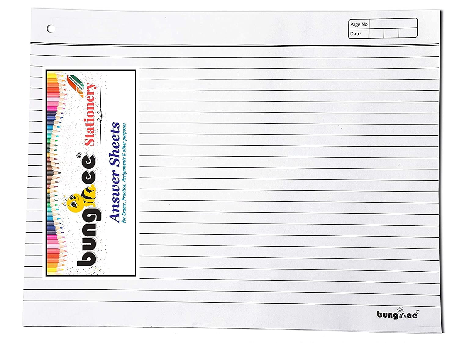 OfficeZen Answer Sheets for Exam practice CBSE ICSE DU - 1440 Ruled ...