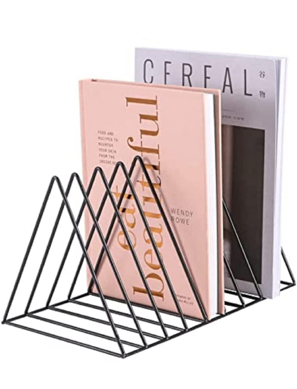 OfficeZen COLLECTION Metal Triangle Magazine and News Paper Stand ...
