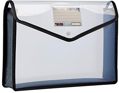 OfficeZen Document Holder Envelope Folder,File Storage Bag with Snap ...