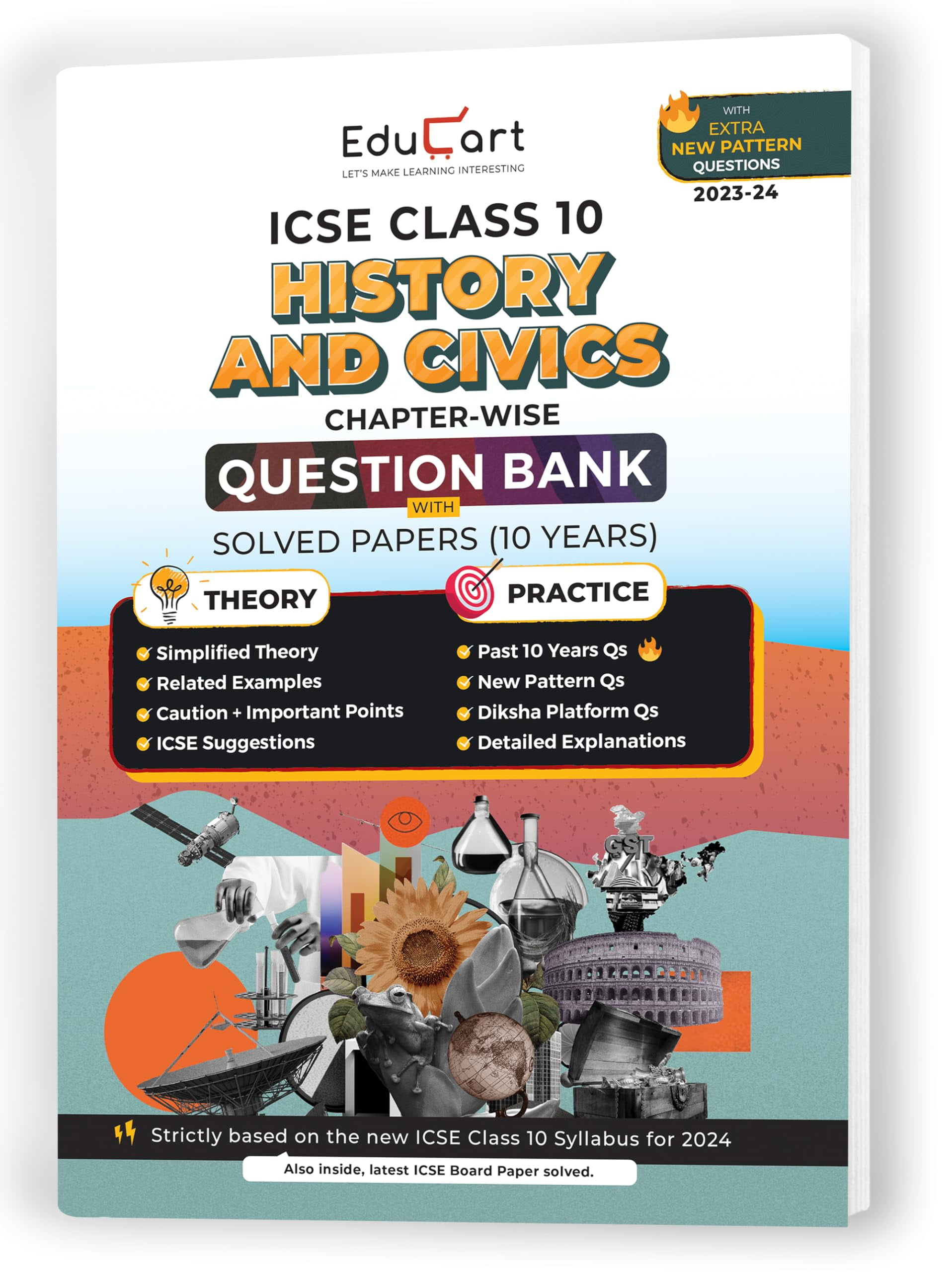 OfficeZen ICSE Class 10 Question Bank 2024 + Solved Paper History and ...