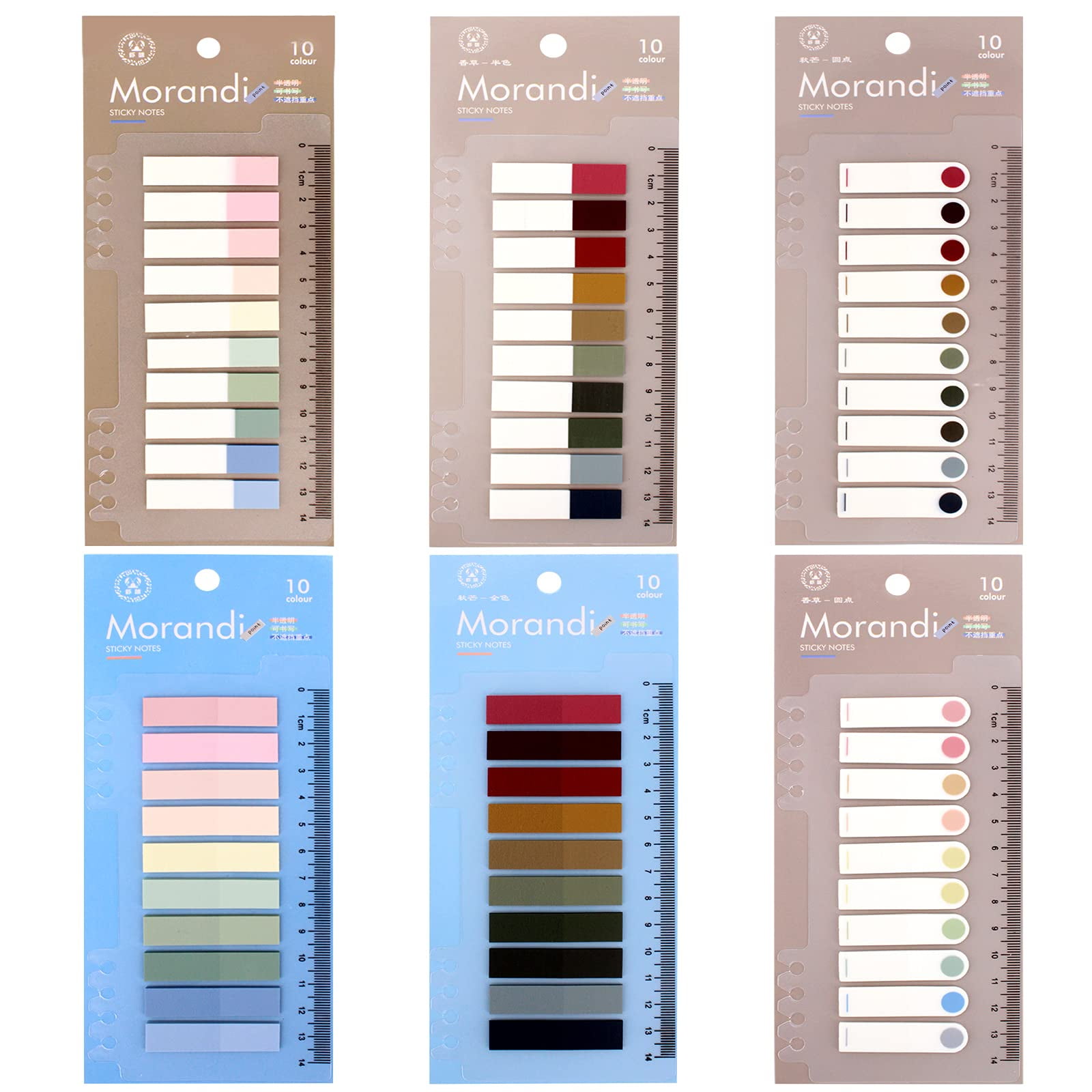 OfficeZen Pieces Index Tabs with Ruler, Writable and Repositionable ...