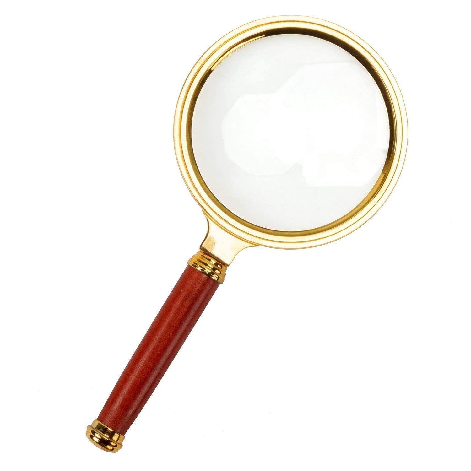 OfficeZen Reading Magnifier Double Glass 10X High Power Antique ...