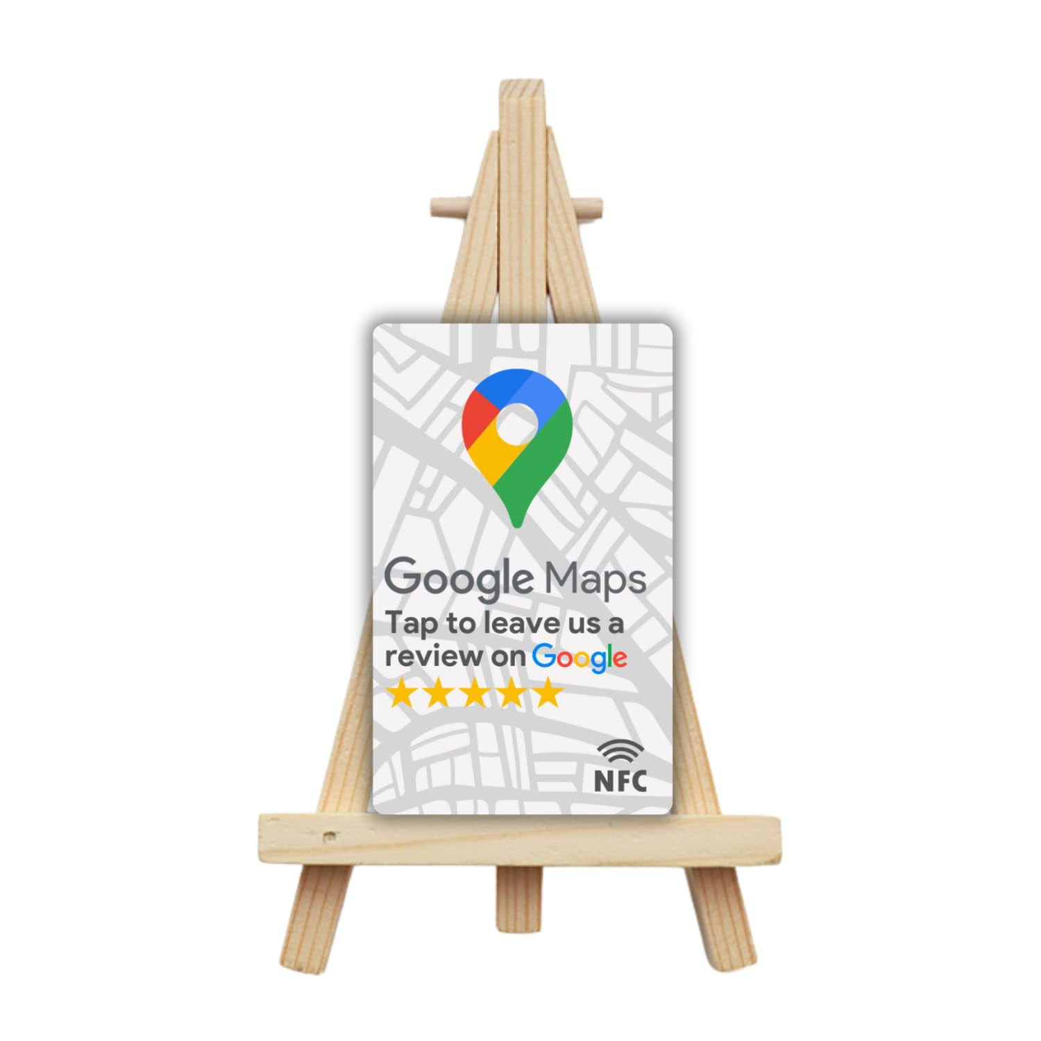 OfficeZen Review NFC Card Maps Edition With Stand | Along with QR Code ...