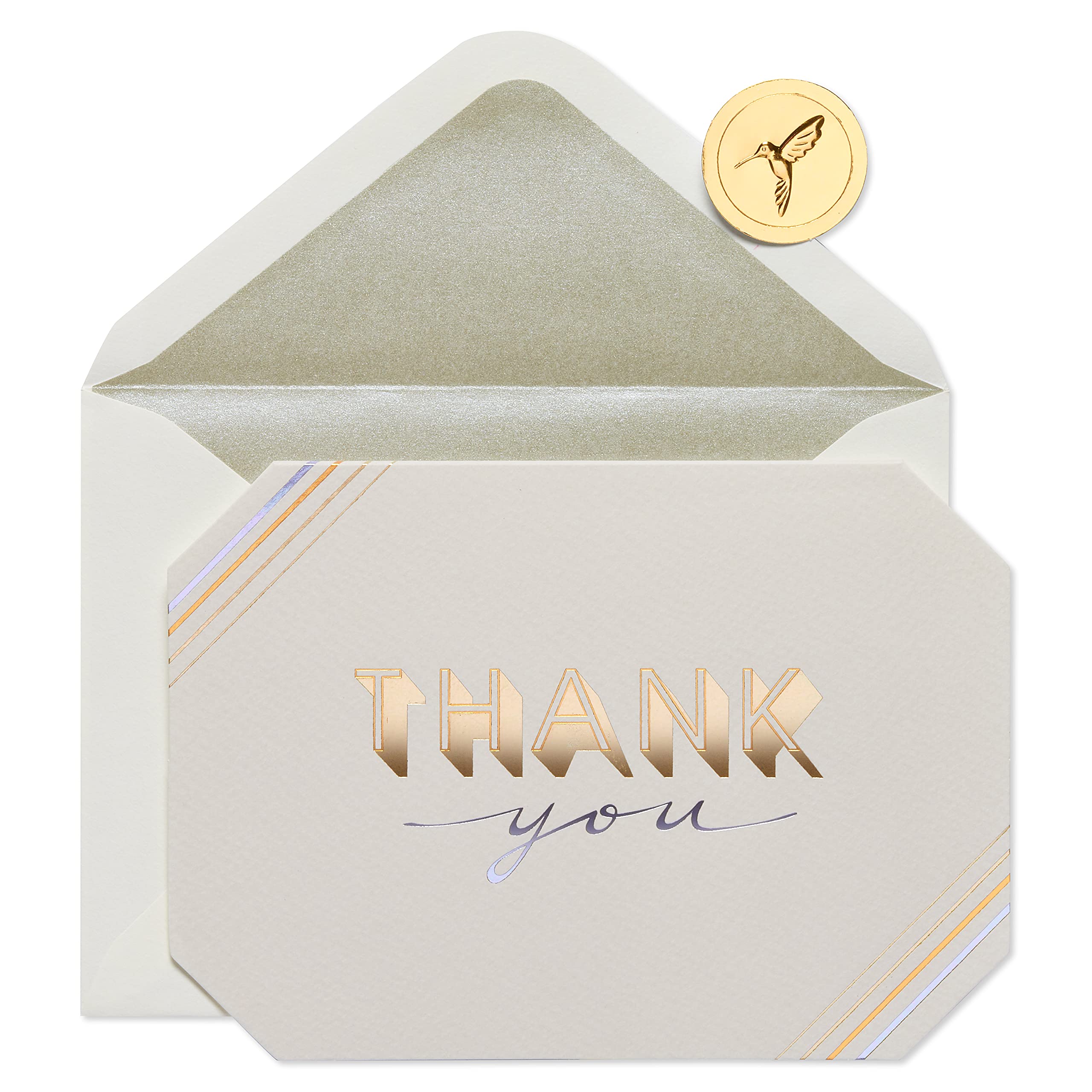 OfficeZen Thank You Card (Elegant Lettering) - Walmart.com