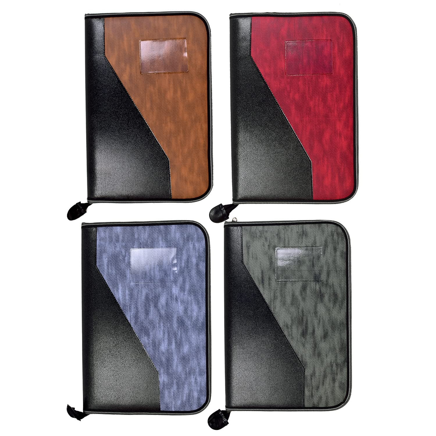 OfficeZen X PU Leather LV Design 20-Leaf File Folder, Interview ...