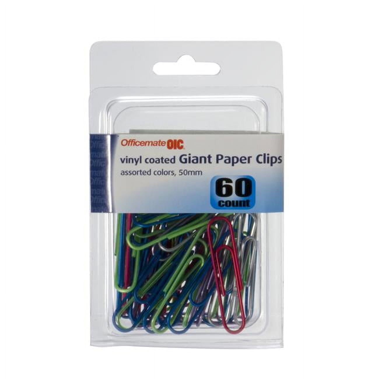 Officemate 9072059 Jumbo Paper Clips - Pack of 60 - Walmart.com