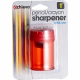 Officemate Achieva Sharpener, Double Barrel Pencil/Crayon, Metal Cutter ...
