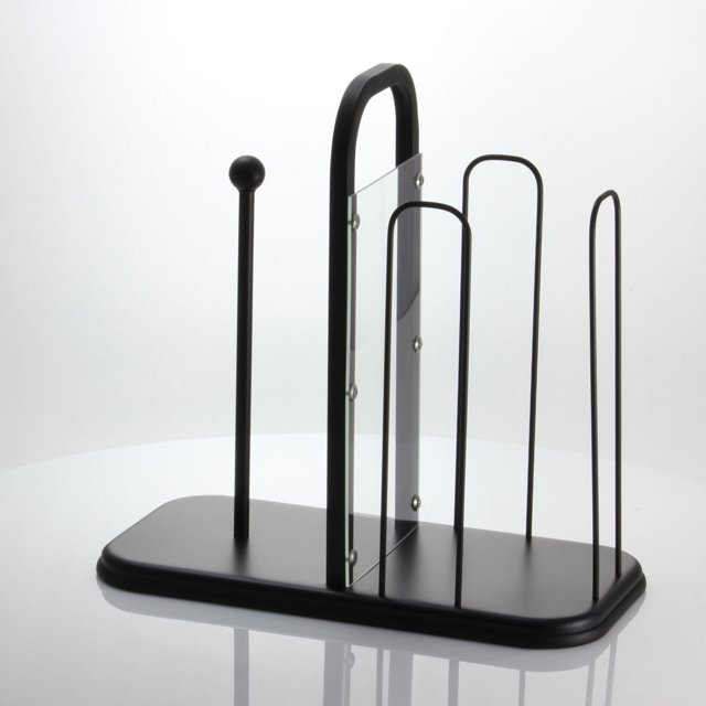 Officemate BreakCentral Breakroom Napkin and Towel Holder, Black (28001 ...