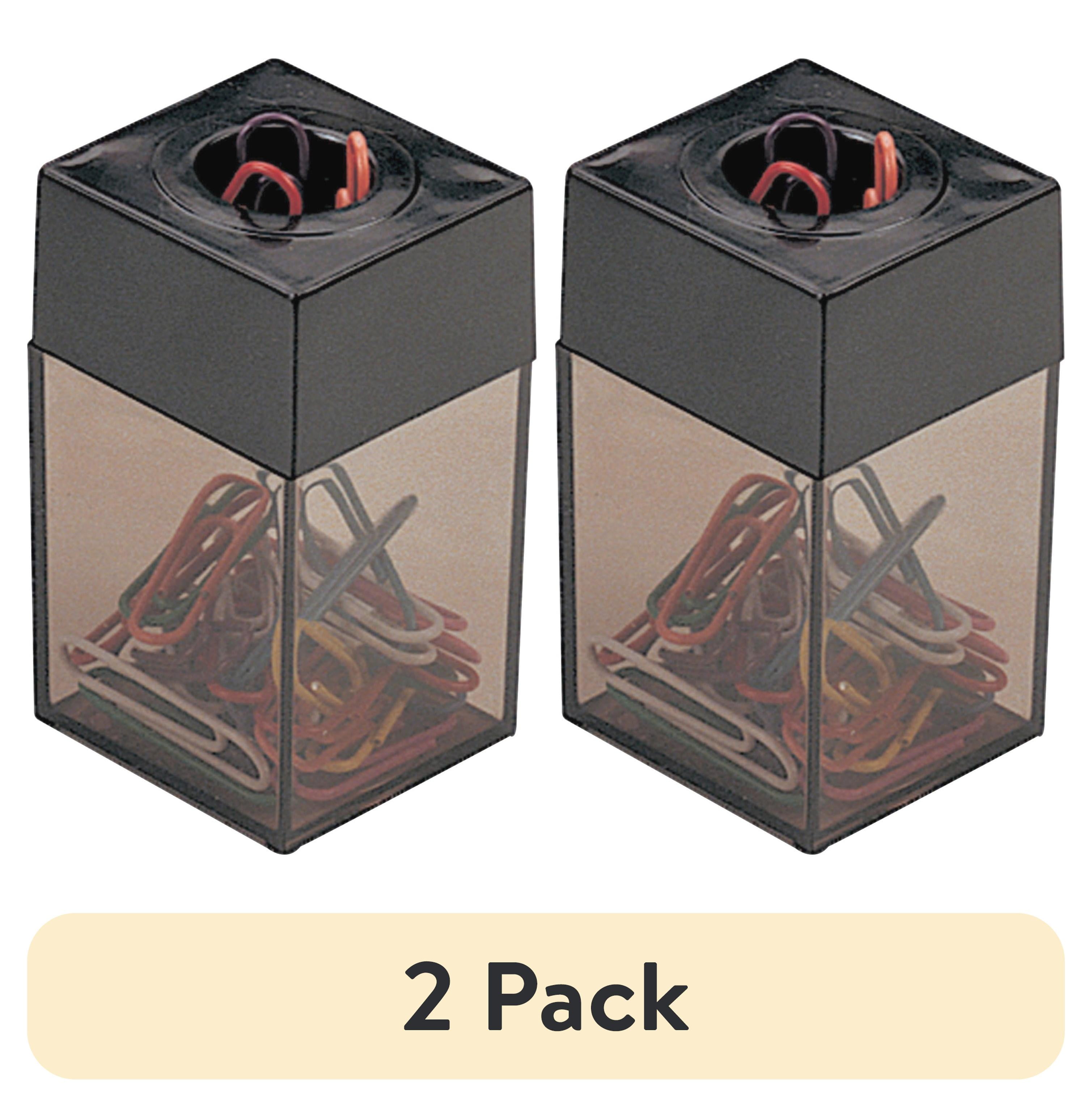 (2 pack) Officemate Clip Dispenser, Small, w/Magnetic Top (93690 ...
