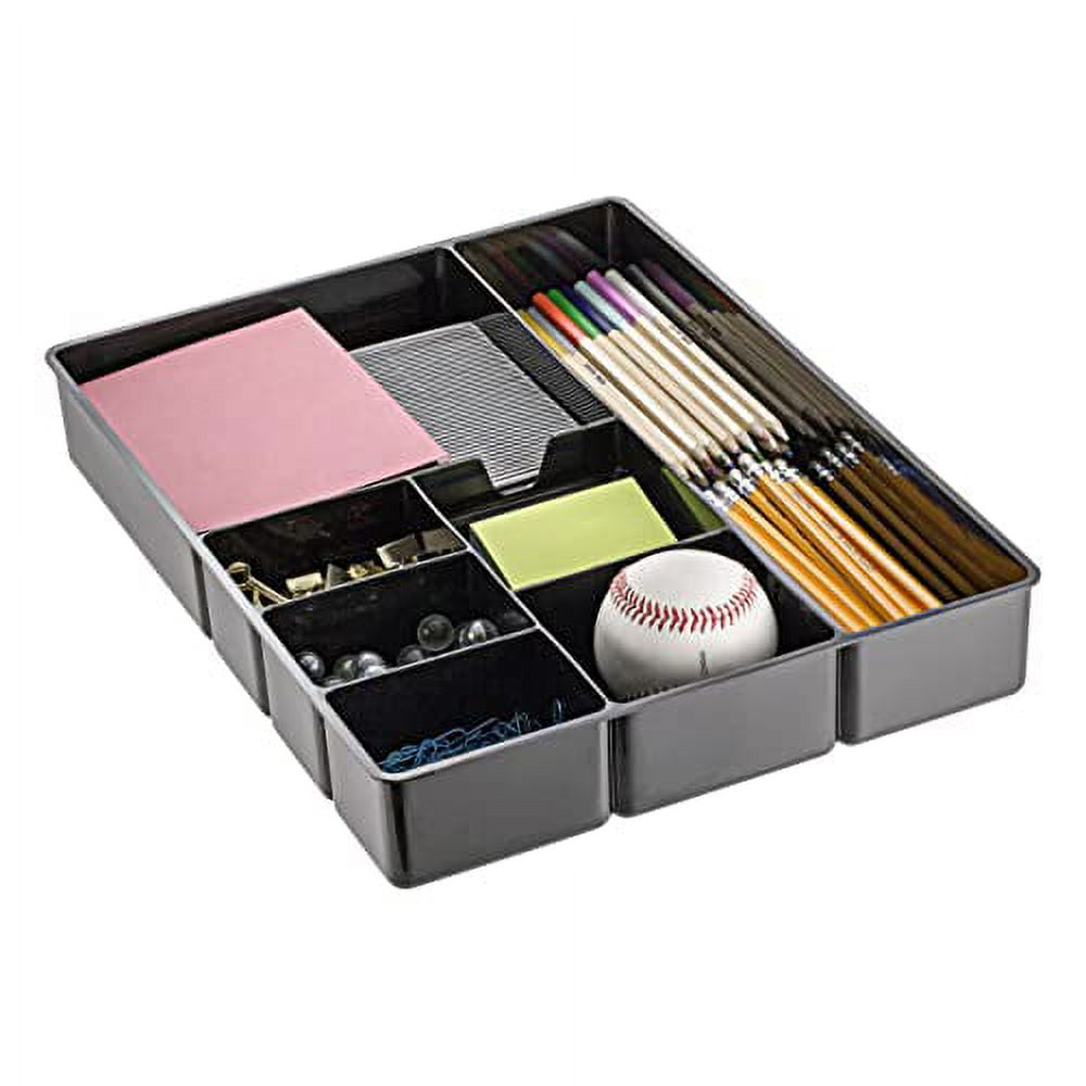 Officemate Deep Drawer Organizer Tray, 8 Compartments, 2 1/4"H x 15 1/8 ...