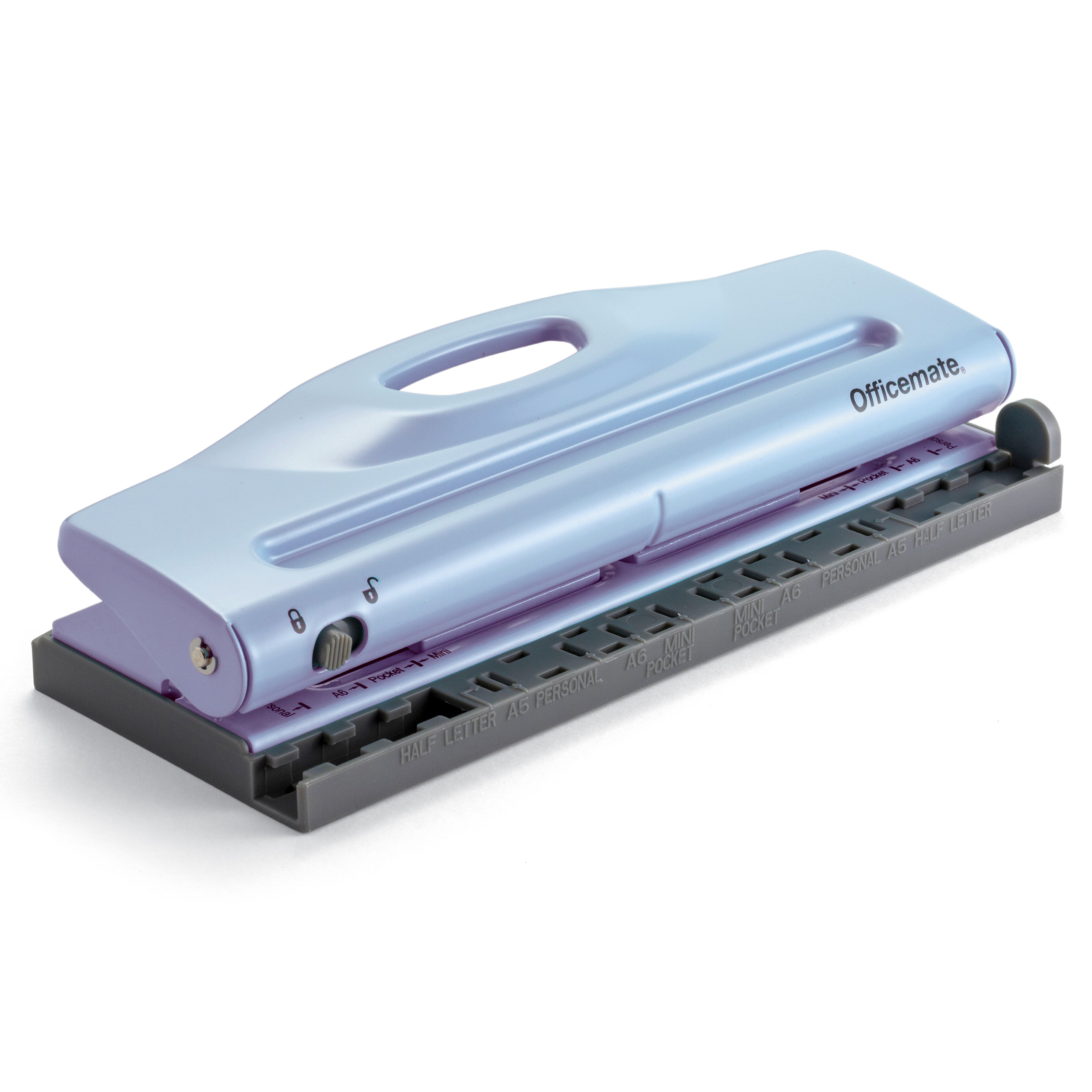 Officemate Heavy Duty Adjustable 2-3 Hole Punch with Lever Handle ...