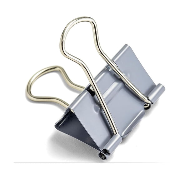Officemate EZ Large Binder Clips Gray 16 Clips/Pack (99216) - Walmart.com