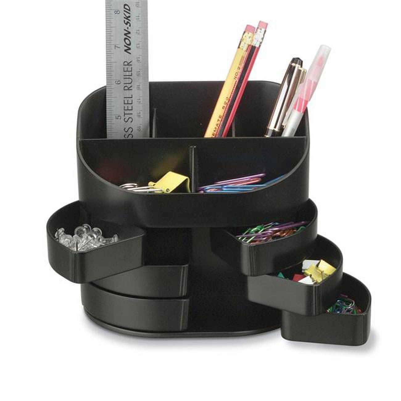 Officemate International 22822 Double Supply Organizer, 11-Compartment ...