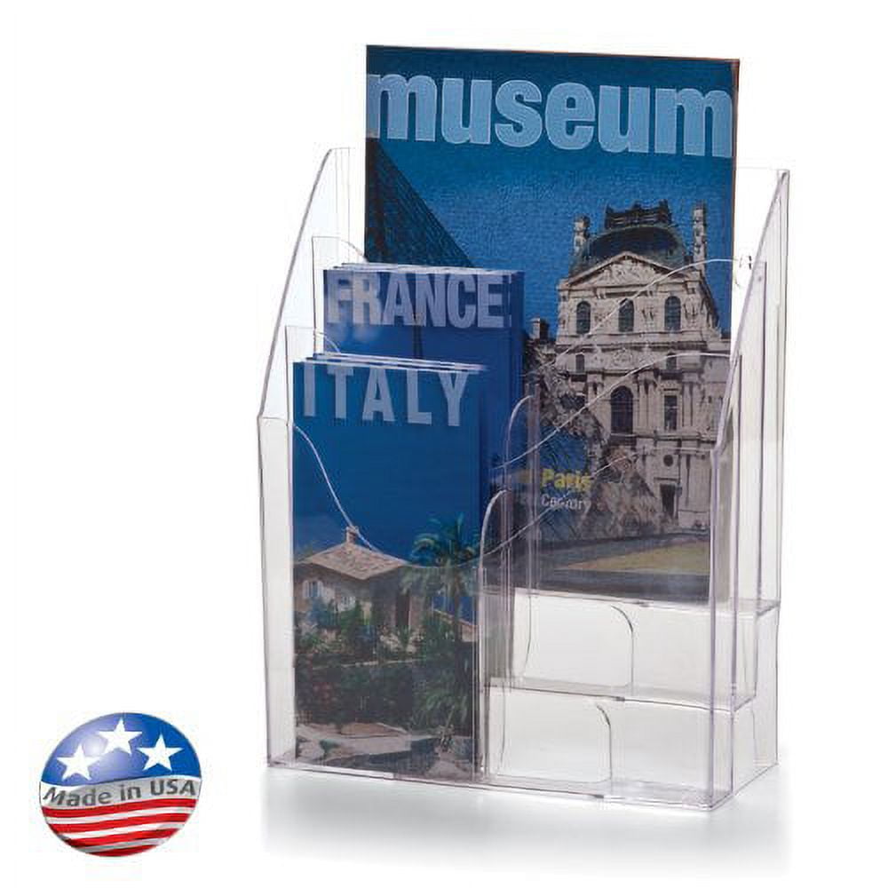 Officemate Multi-Use Literature Holder, 6 Pockets for 4.125 Inch Wide ...