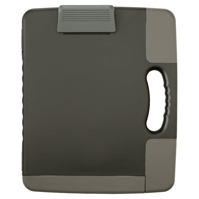 Officemate Heavy-Duty Portable Clipboard Storage Case, Charcoal (83301 ...