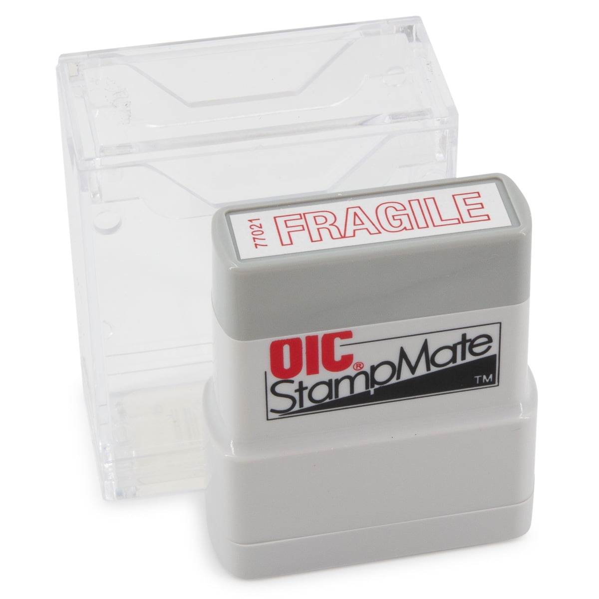 Officemate Pre Inked Stamp with Message, Stamper with Self Ink Pads for ...