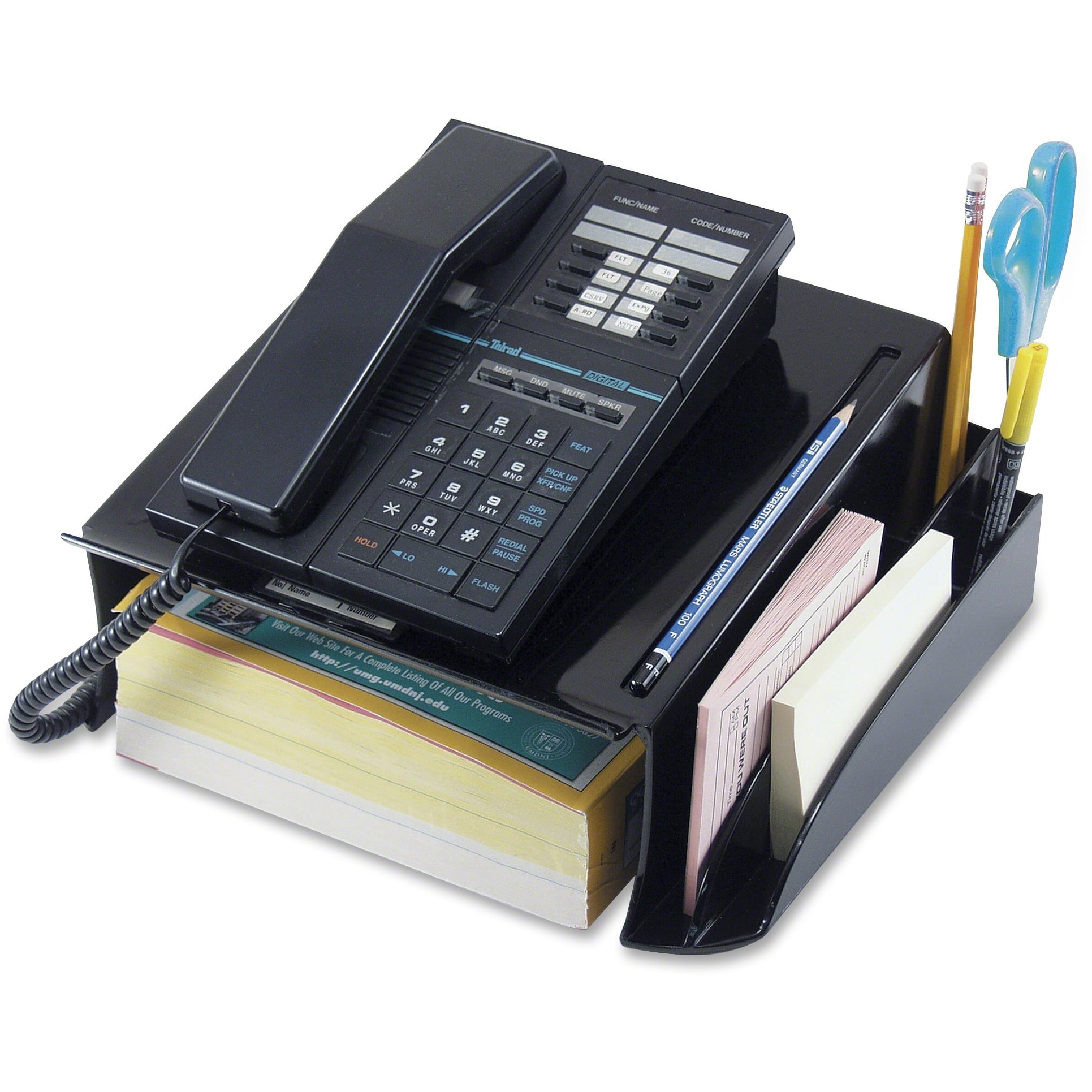 Officemate Recycled Telephone Stand, 12 1/4 x 10 1/2 x 5 1/4, Black ...