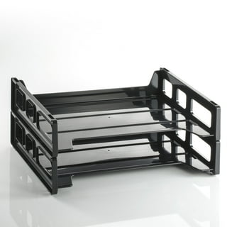 Officemate Side Load Letter Tray, Black, 6 Pack (21062) - Walmart.com
