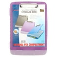 Officemate Slim Clipboard Storage Box, Translucent Purple (83305 ...